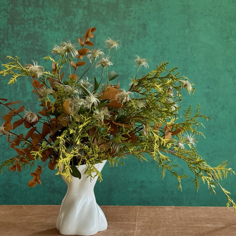Baby Twist Vase – Small Handmade Porcelain Flower Vase – Sullivan Owen