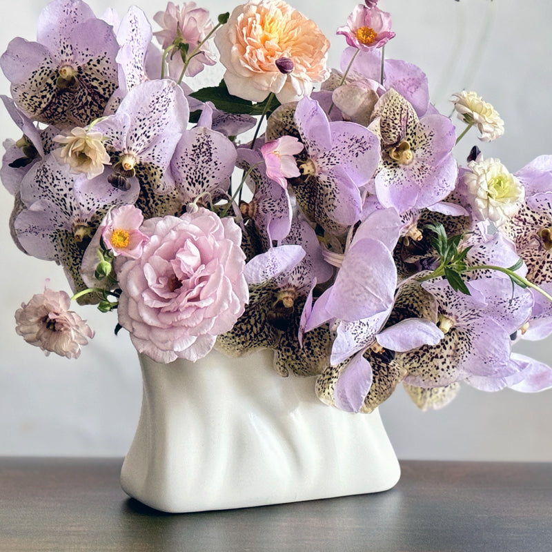 Envelope No.1 Vase – Handmade Porcelain Vase for Short Stems – Sullivan ...
